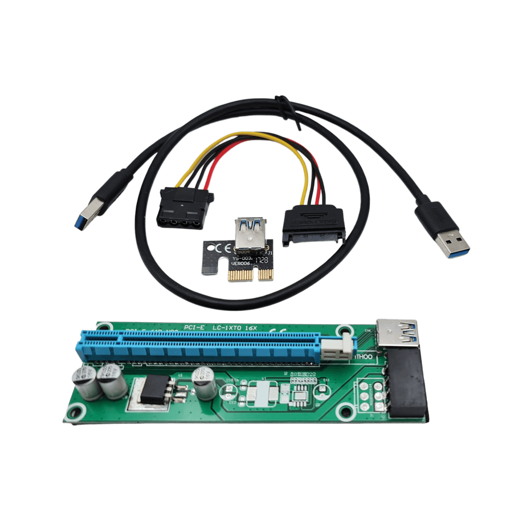 PCI-E Riser Card (PCIe x1 To PCIe x16 Slot)