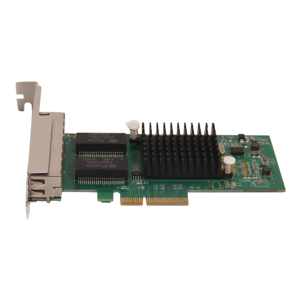 PCI-E 4-port Gigabit Ethernet Controller Card (Intel Chipset) (x4 slot)