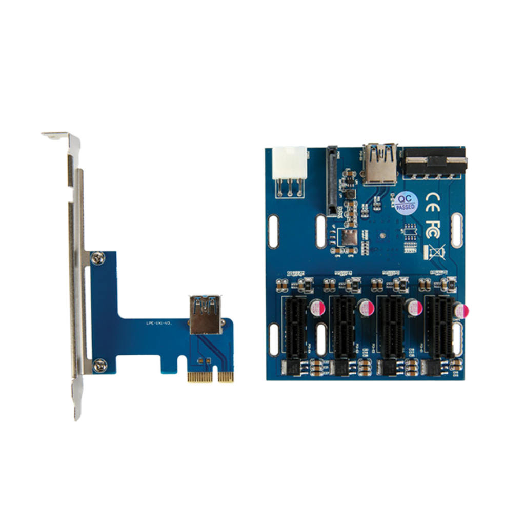 PCI-E Riser Card (PCIe x1 To PCIe x16 Slot)