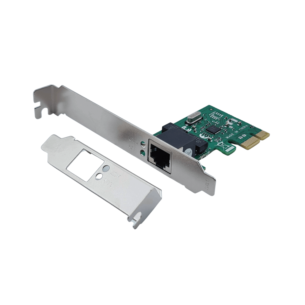 PCIe x1 to 2-Port Gigabit Lan Card (Intel 82571 Chipset)