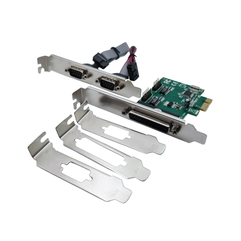 PCIe x1 to 2S DB9 RS232 Serial
