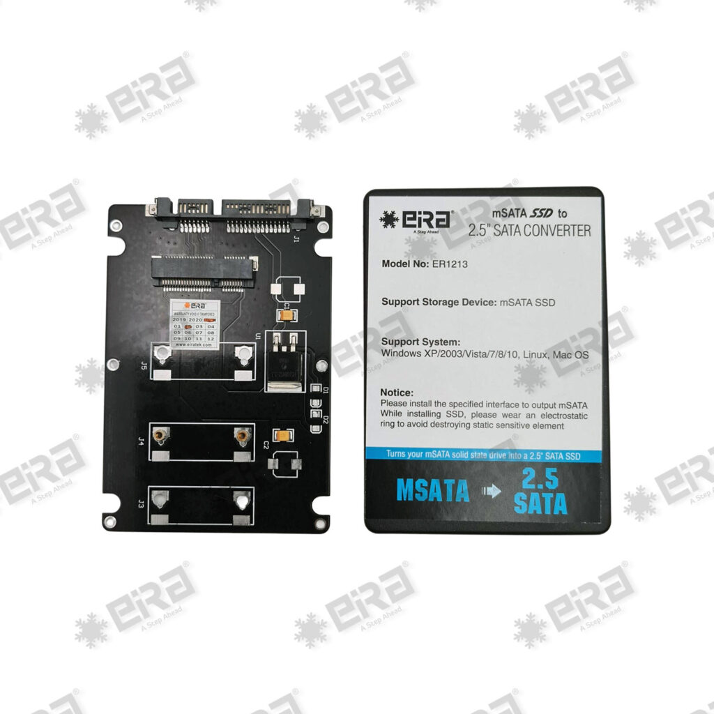 mSATA SSD to 2.5 SATA Converter