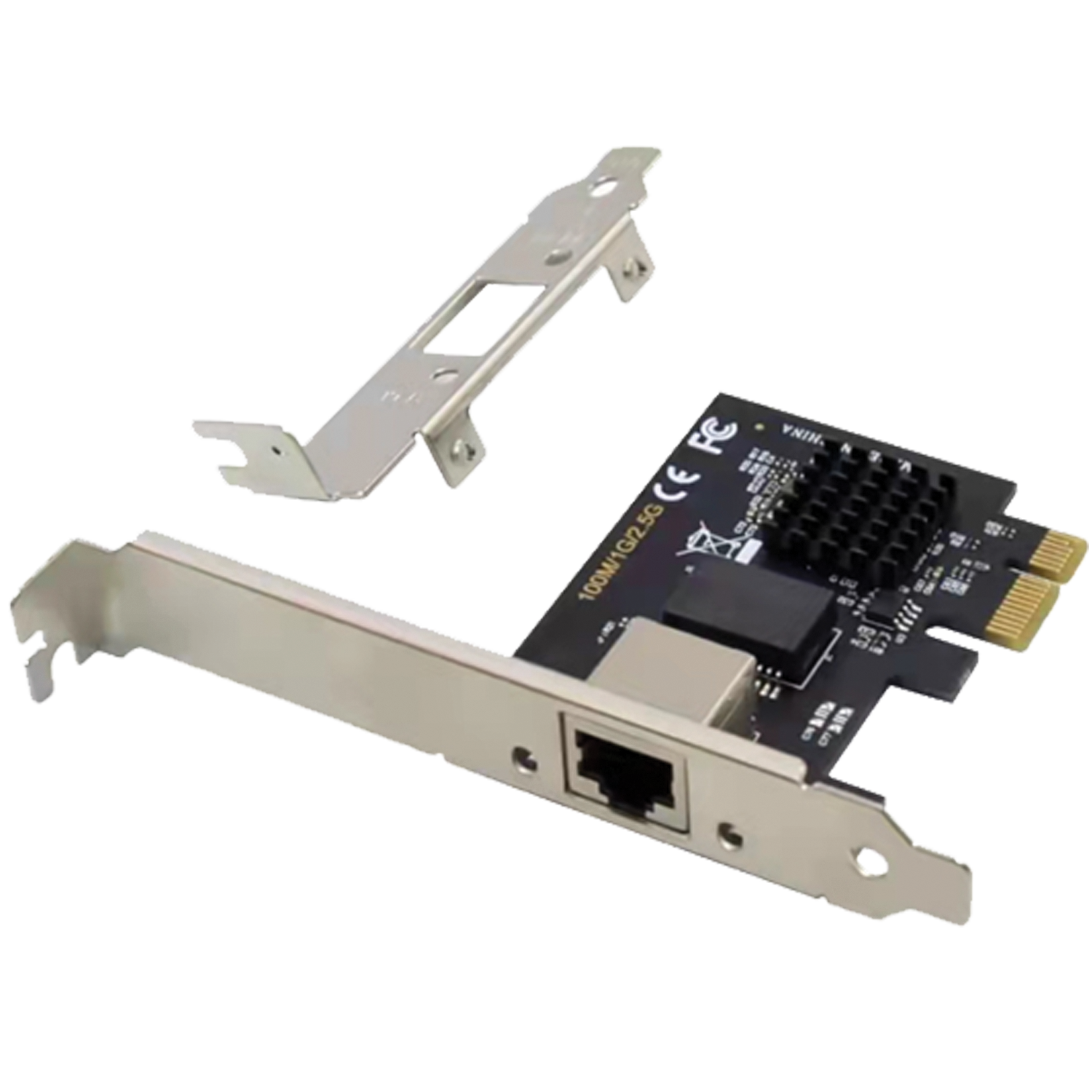 PCIe X1 To 2 5G LAN CARD RTL Chipset 