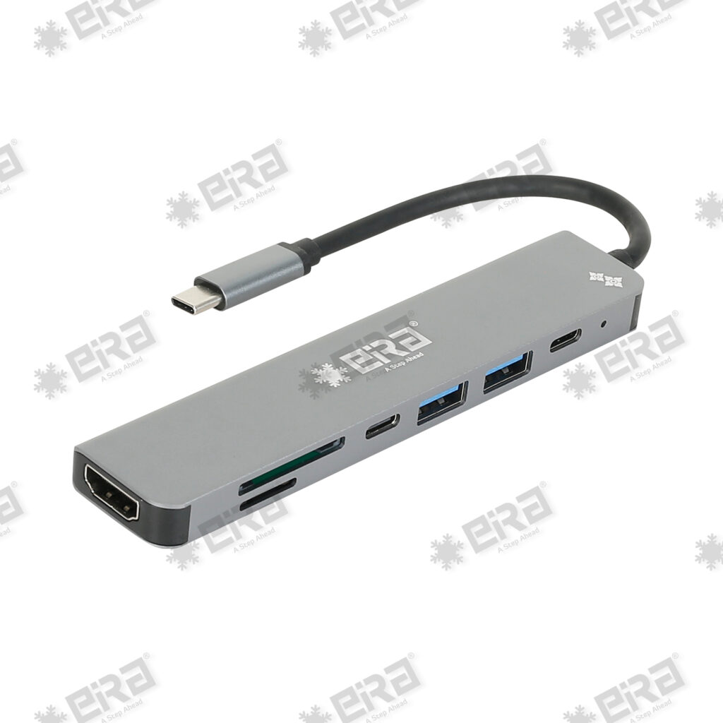 USB Type-C to 7 in 1 Multiport Hub
