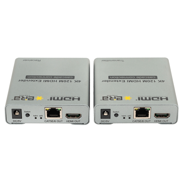 HDMI Extender over CAT5E/6 (120m) with Cascade Function, 4K30Hz
