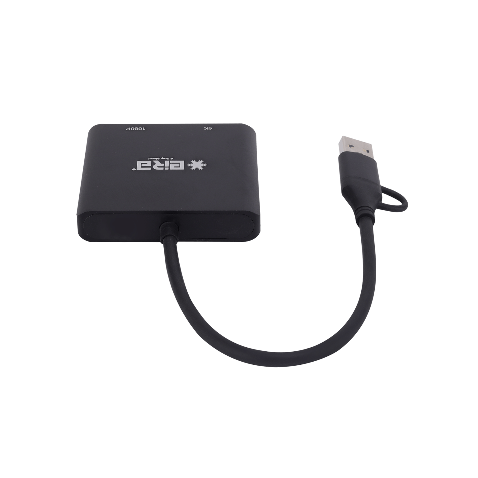 2-in-1 USB-C/A to Dual HDTV Port